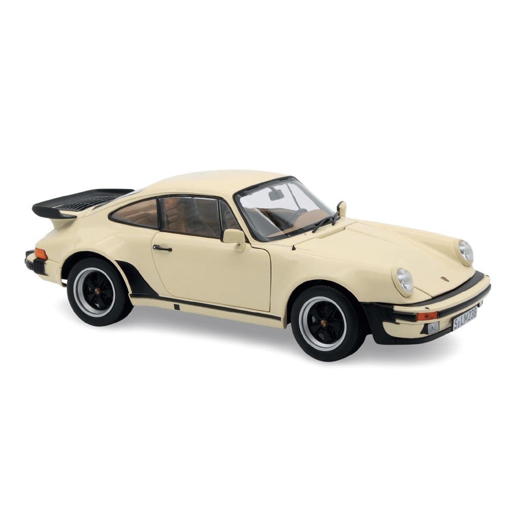 Norev Porsche 911 Turbo 3.3 1980 - Chiffon White 1:18 model car